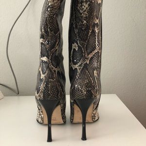 bebe | Shoes | Authentic Bebe Snakeskin Boots | Poshmark